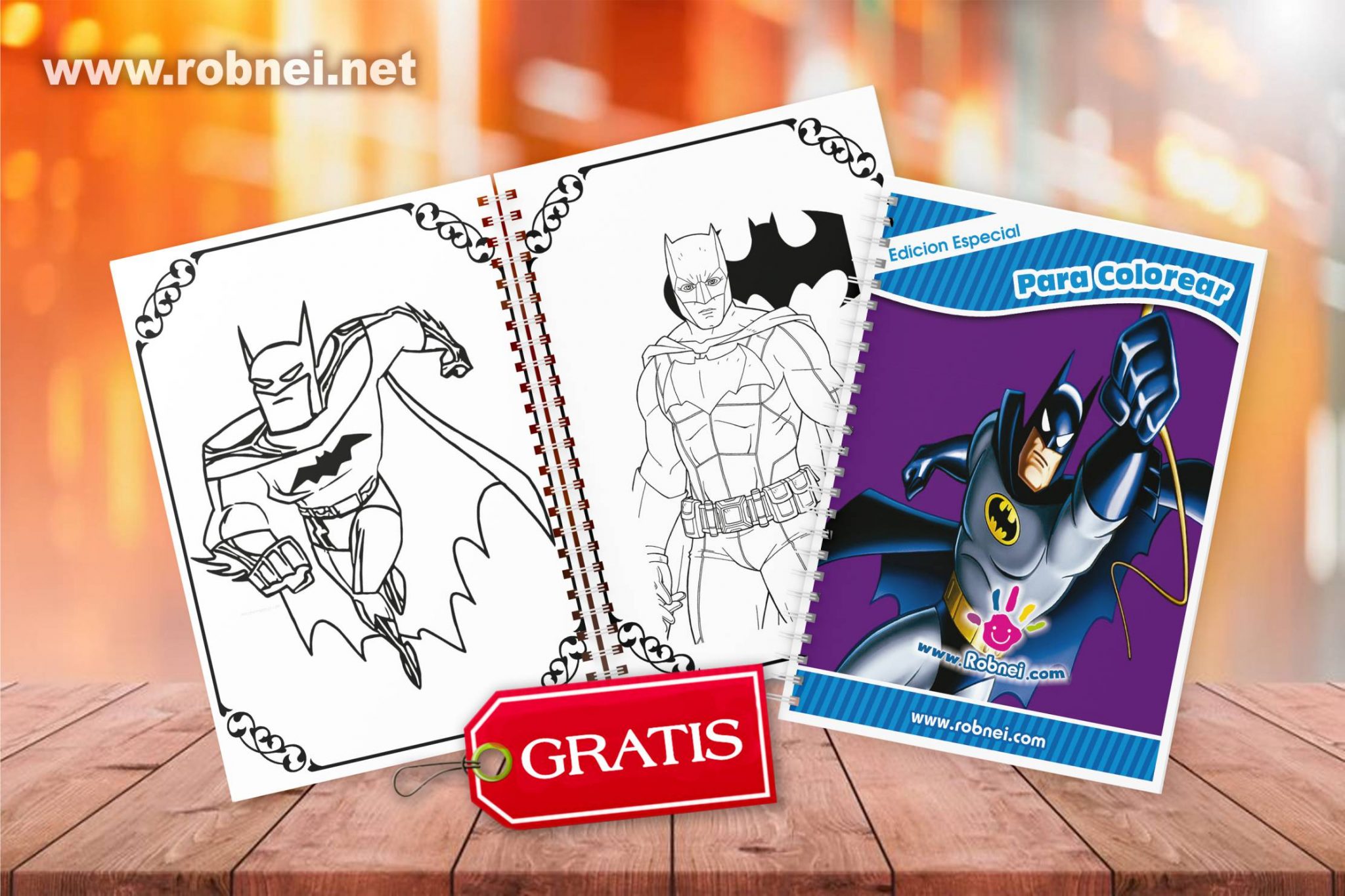 Dibujos de Batman para Colorear e Imprimir GRATIS - Robnei Blog