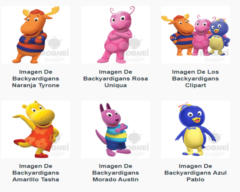 Imágenes de Backyardigans con Fondo Transparente - Robnei Blog